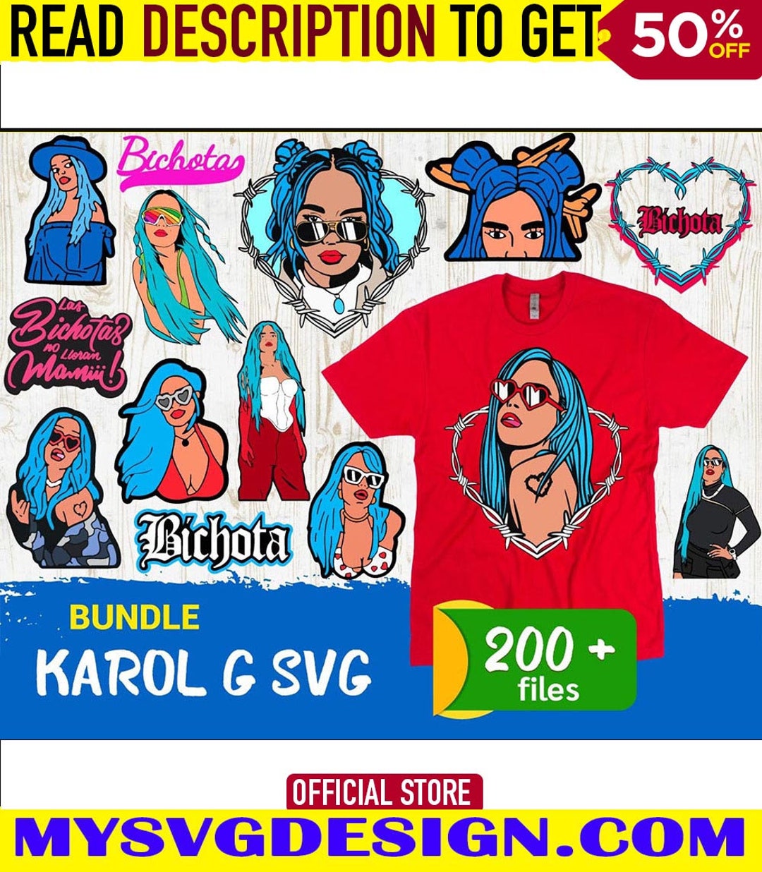 200 Karol G Svg Bundle, Layered Svg, Cricut, Cut Files, Digital Vector ...