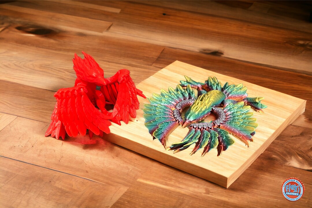 3D Printed Flexi Phoenix - Etsy