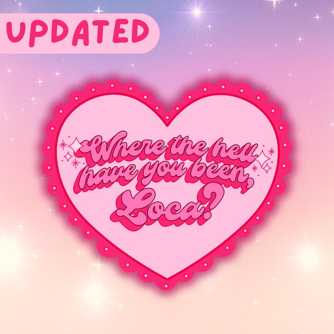 Hot Pink BELLA! WTHHYBL? Twilight Team Jacob Holographic Heart Sticker ...