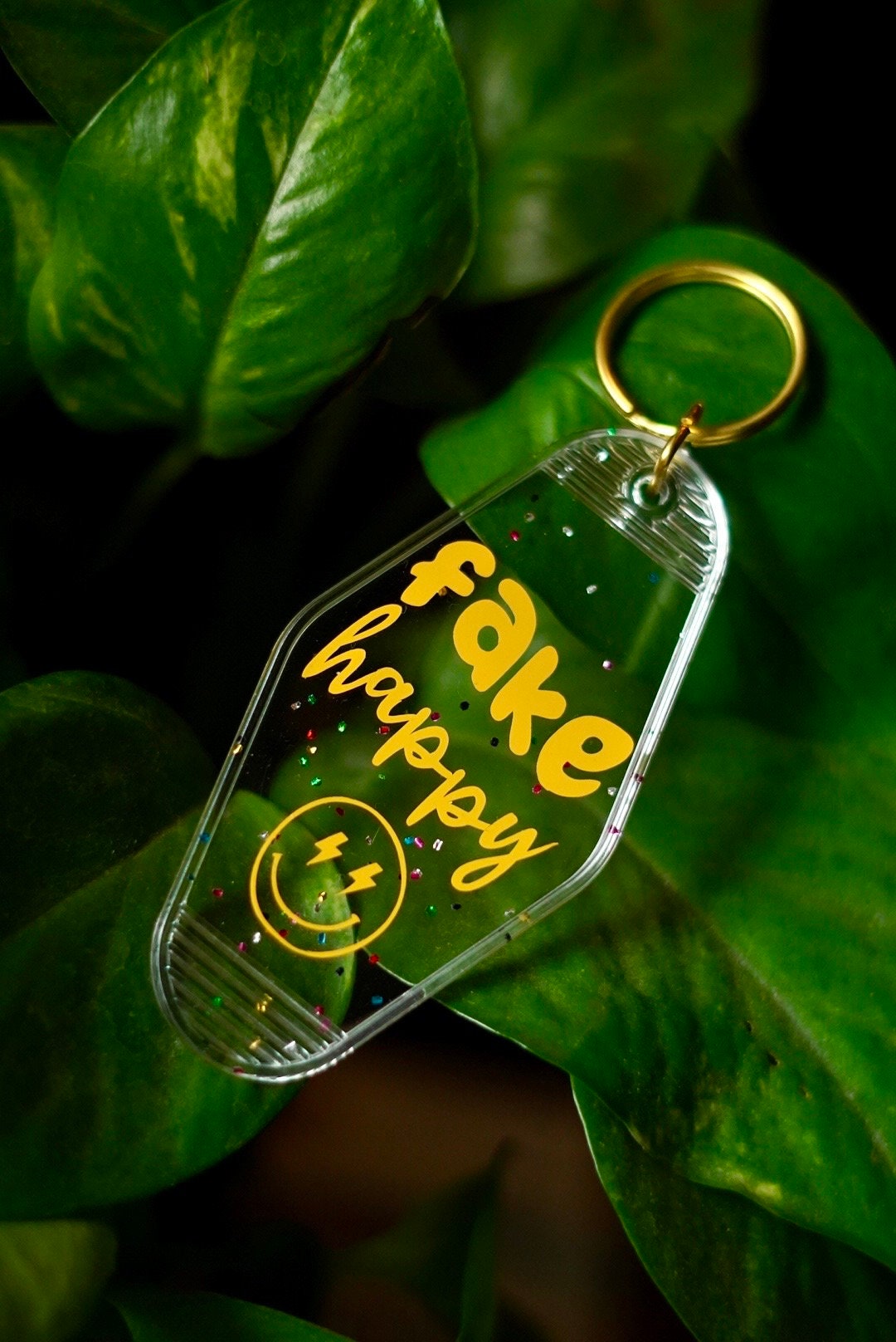 Fake Happy Paramore Hotel Keychain - Etsy