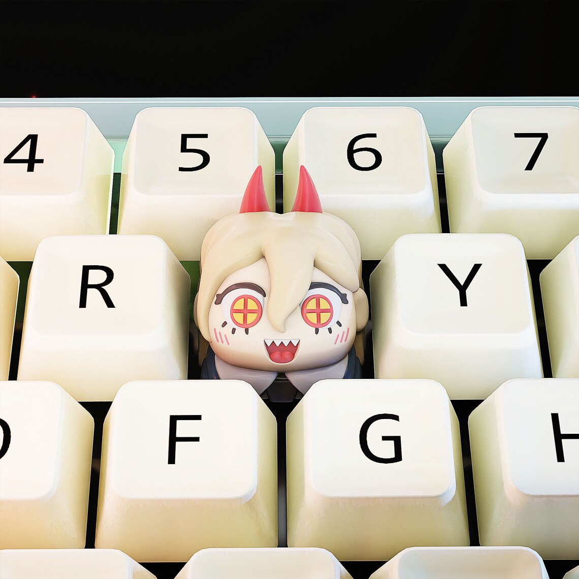 Chainsawman Keycaps Anime Dog Keycap Cute Saw Dog Keycap - Etsy