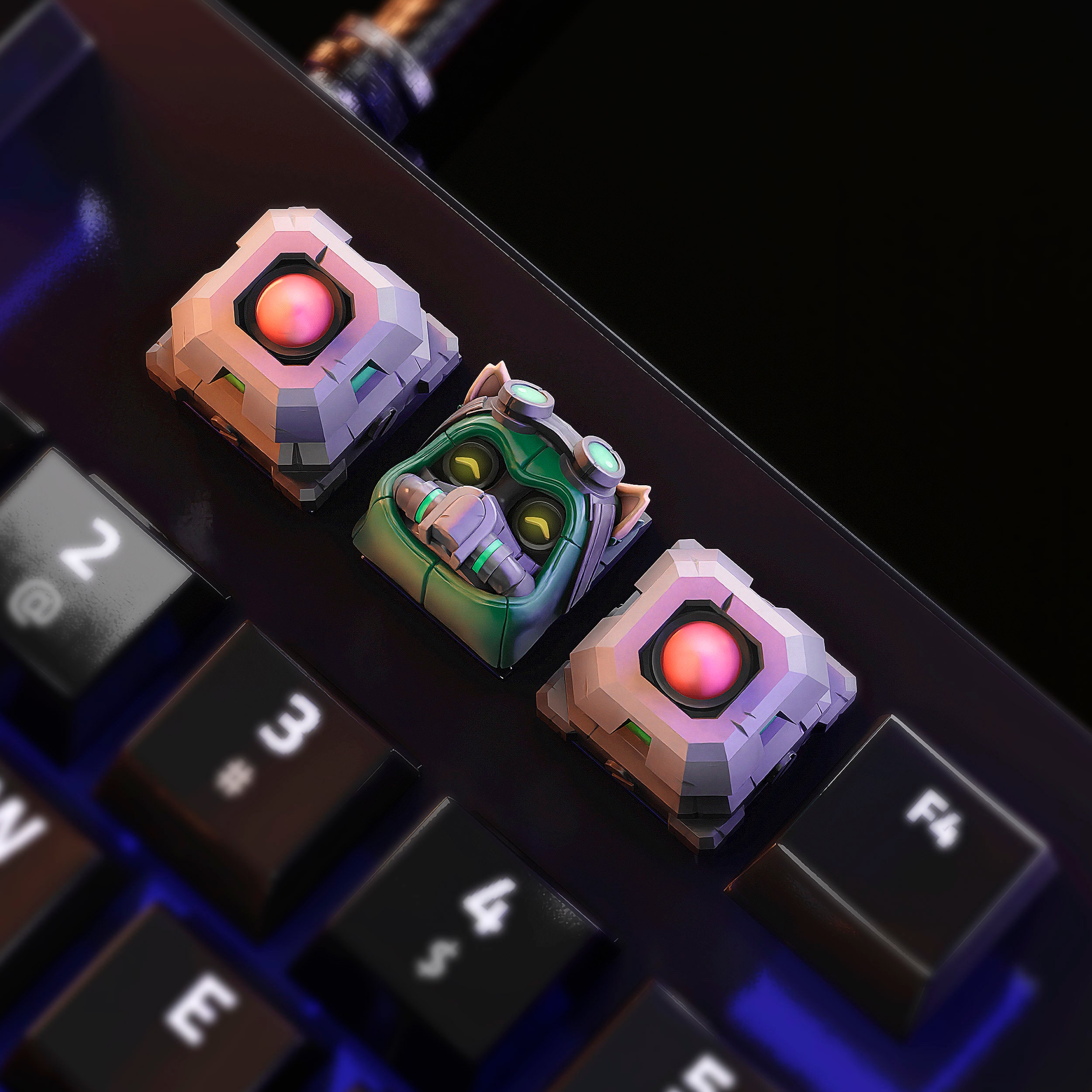Game Keycaps, Custom Handmade Artisan Keycaps for Mechanical Keyboard ...