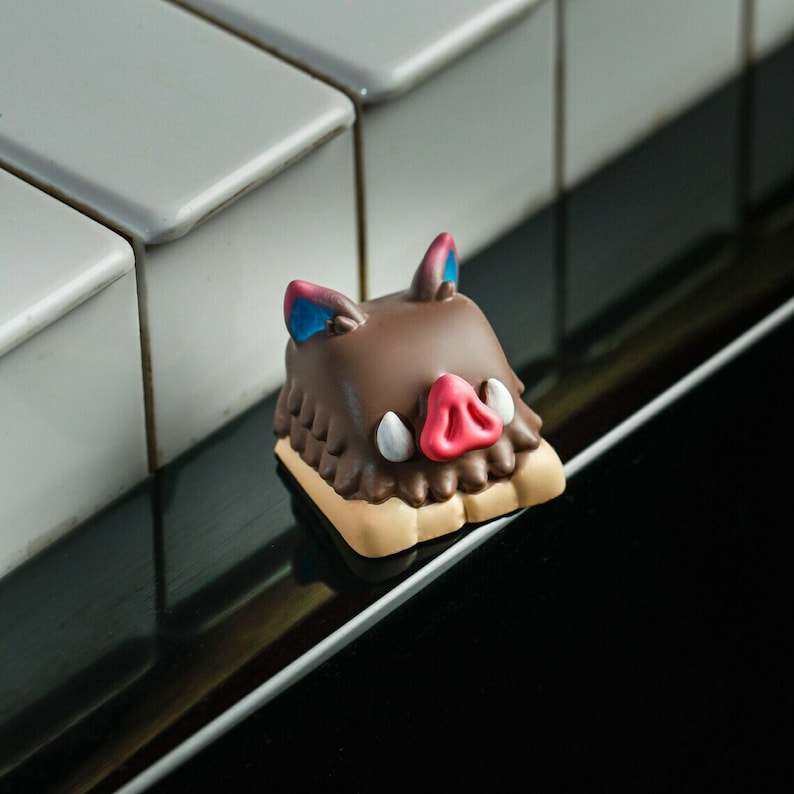 Demon Slayer Keycaps, Custom Handmade Artisan Keycaps, Anime Keycaps ...