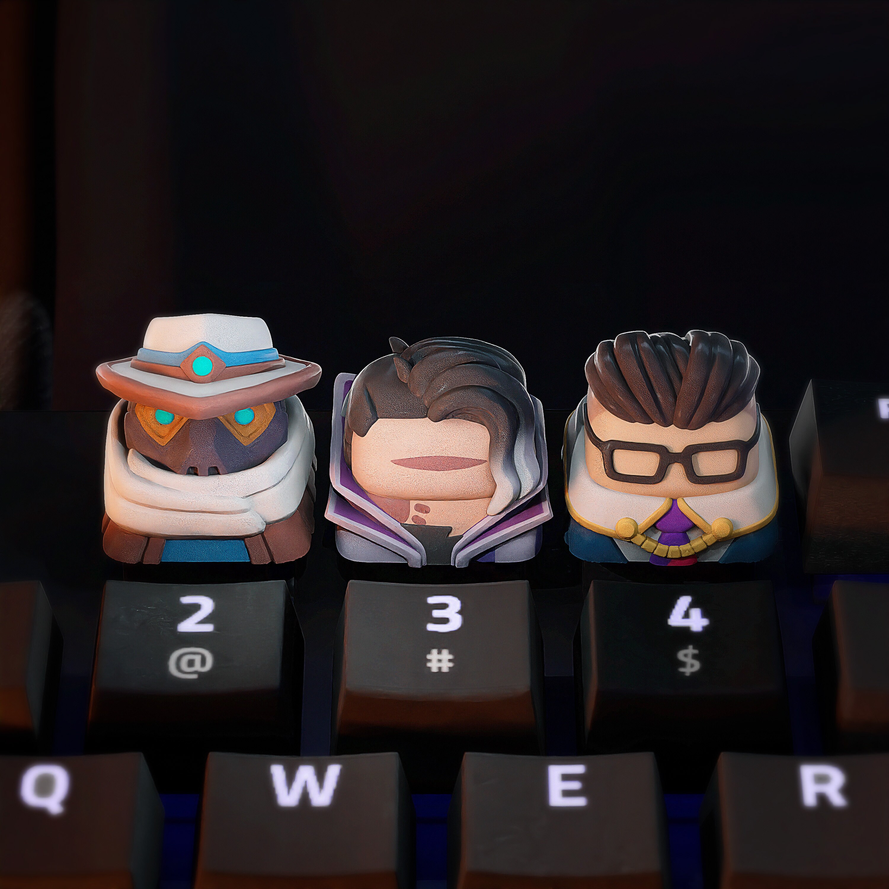 Valorant Keycaps, Custom Valorant Keycaps, Custom Hand Painted Valorant ...