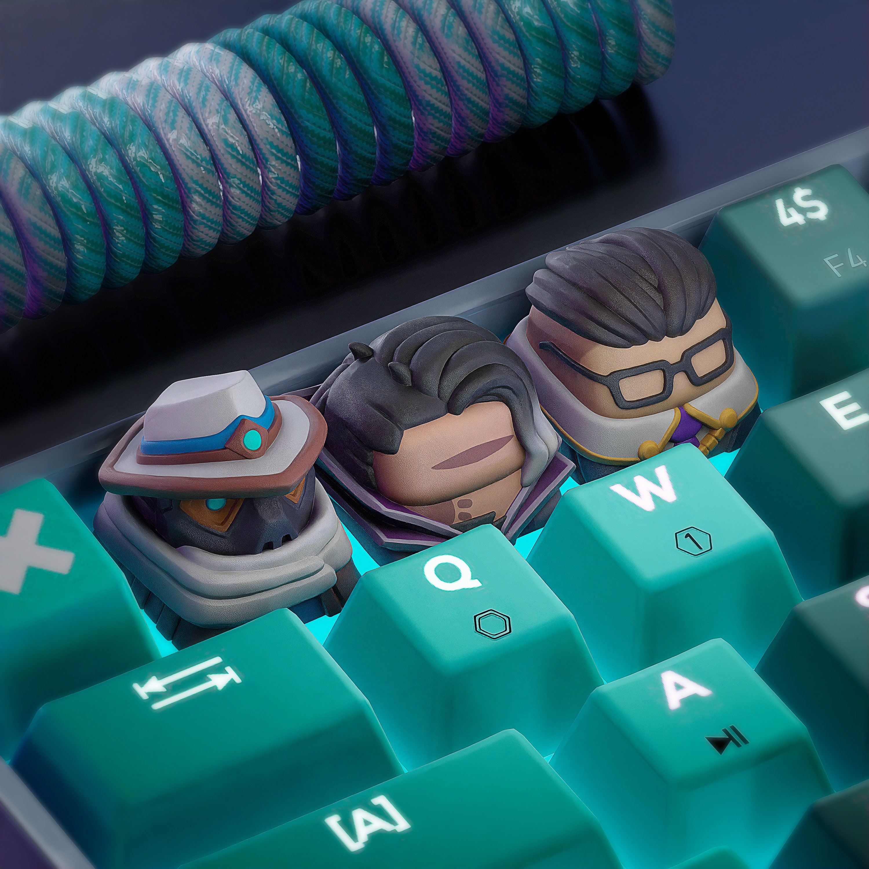 Game Keycaps, Custom Handmade Artisan Keycaps for Mechanical Keyboard ...