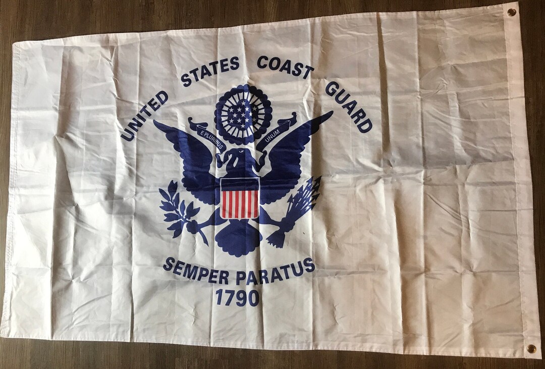 United States Coast Guard USCG Flag - Etsy