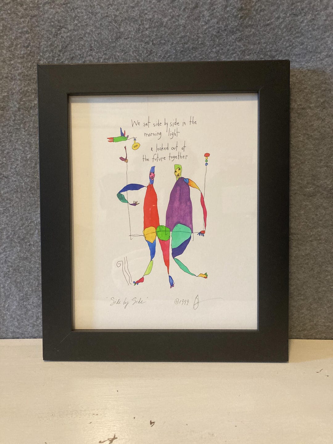 Side by Side - Signed Print - Etsy