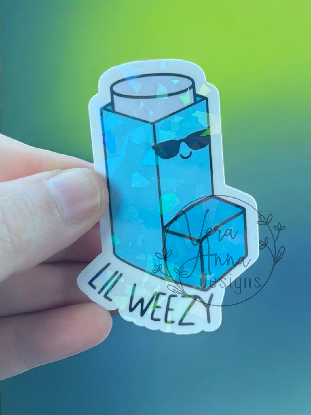 Lil Wheezy Inhaler Sticker - Etsy