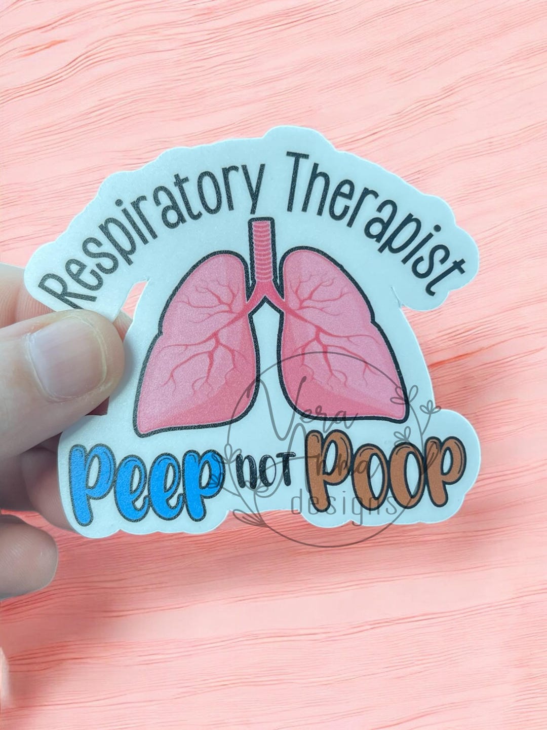 Respiratory Therapist Peep Not Poop Sticker - Etsy