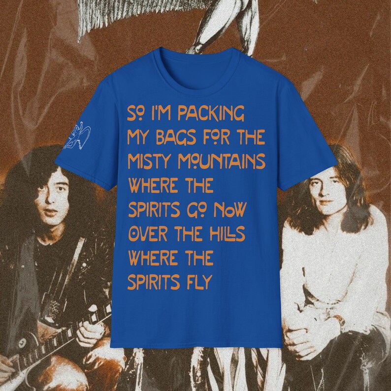 Led Zeppelin Inspired Quote Design Unisex Softstyle T-shirt, Jersey ...