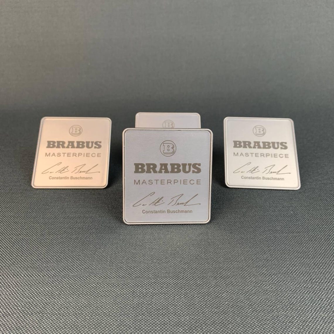 Brabus Masterpiece Silver Color Seat Emblem Set for Mercedes G-class - Etsy