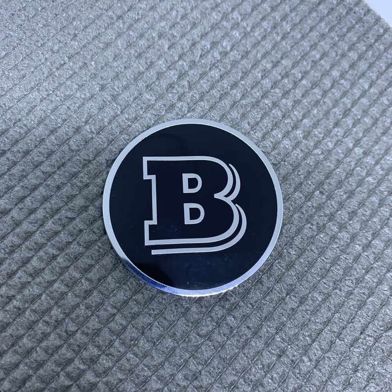 G Wagon Brabus Style Hood Emblem 55 Mm Logo for Mercedes-benz W463 G ...
