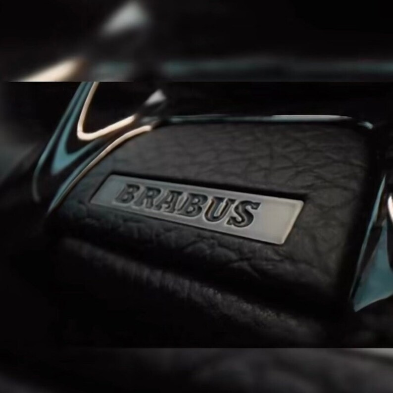 Brabus Emblem Badge Black for AMG Steering Wheels Mercedes G Class G63 ...