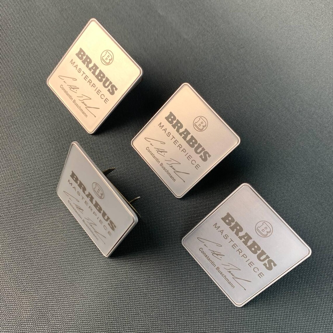 Brabus Masterpiece Silver Color Seat Emblem Set for Mercedes G-class - Etsy
