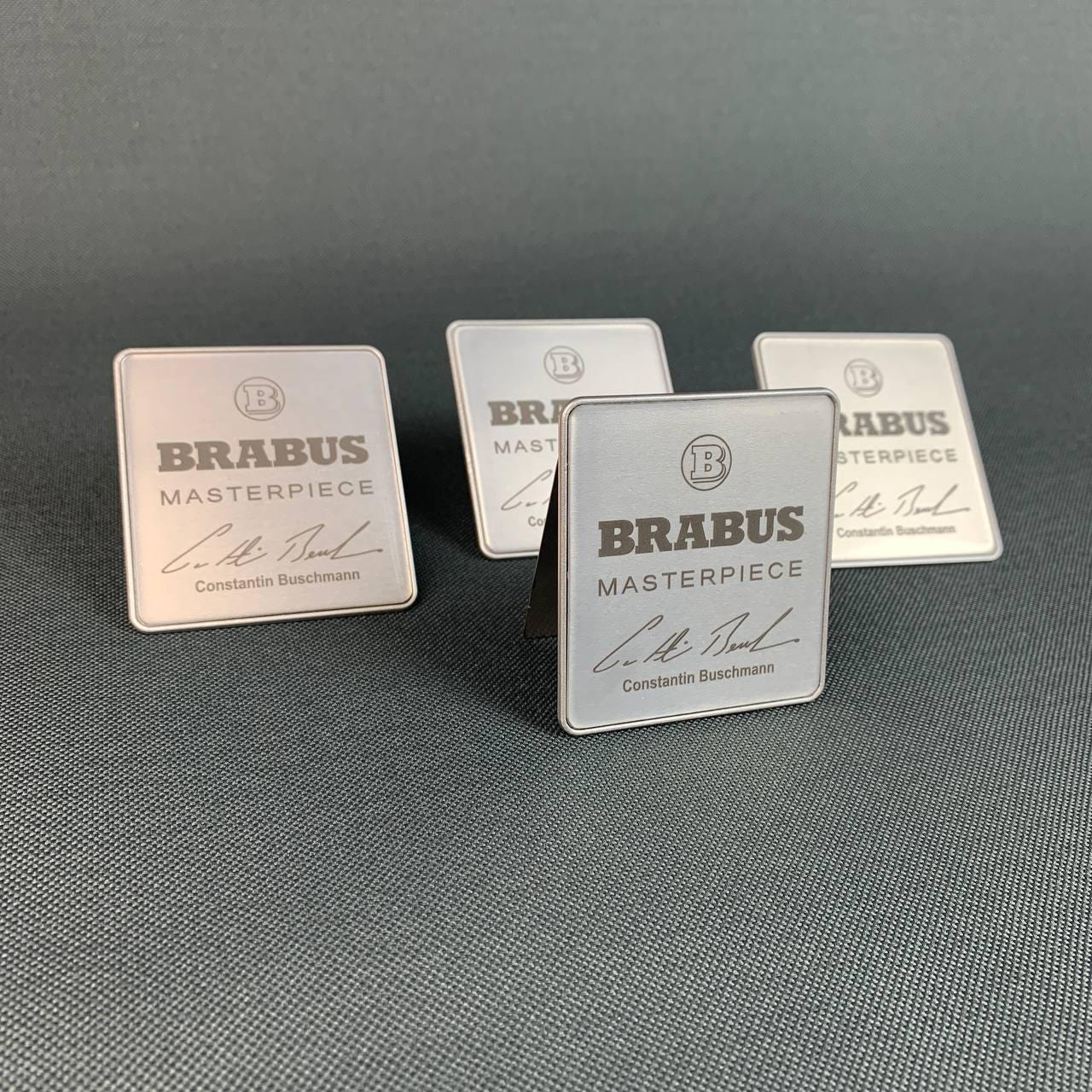 Brabus Masterpiece Silver Color Seat Emblem Set for Mercedes G-class - Etsy