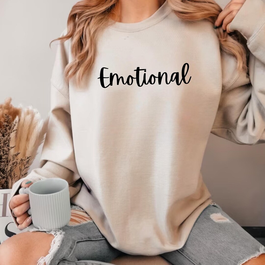 Emotional Sweatshirt, Mental Health Awareness, Mental Health Crewneck ...