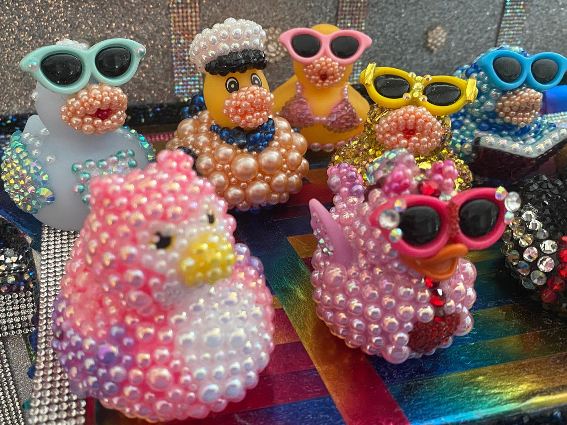 Bedazzled Custom Ducks - Etsy