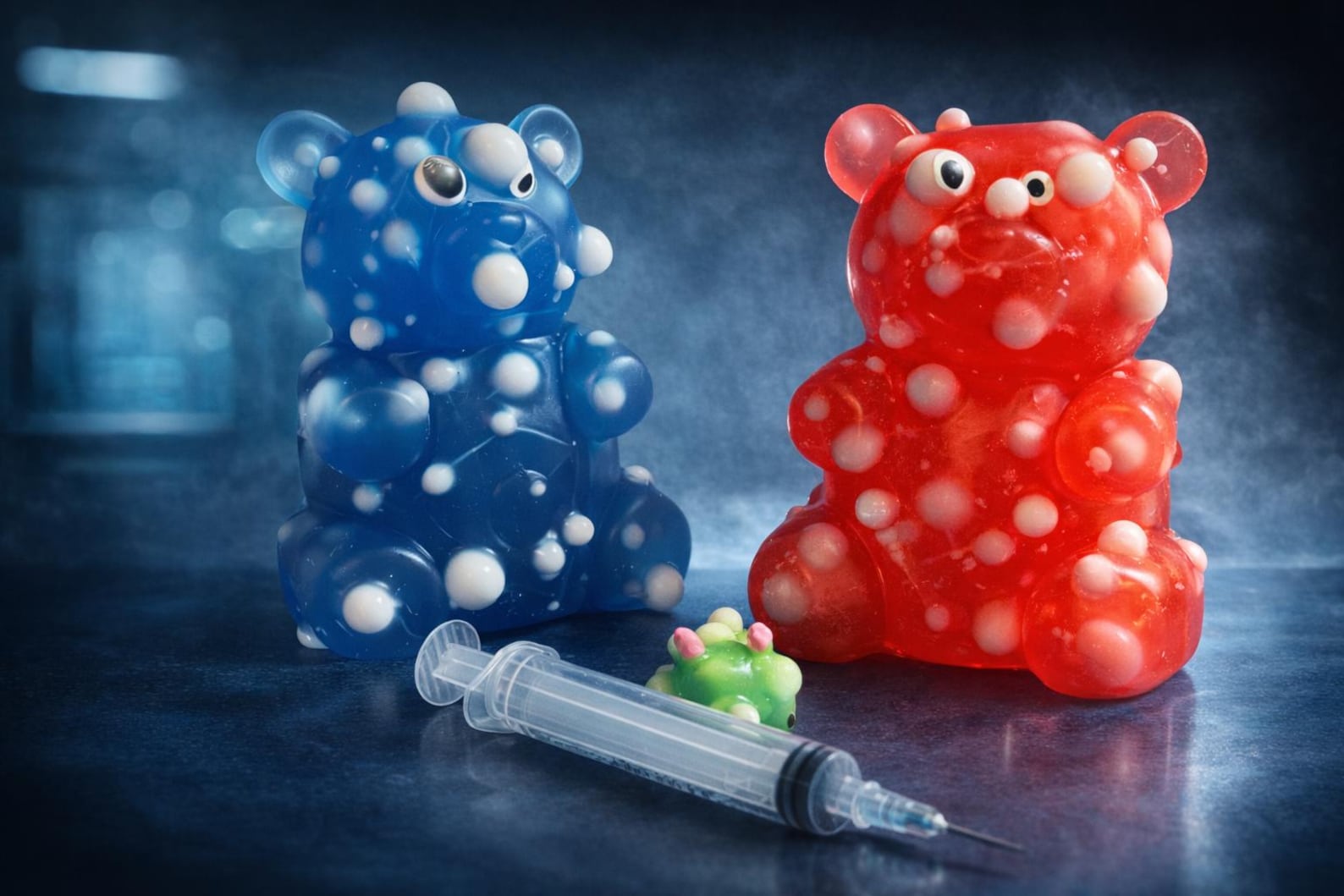 Pimple Popper Bear Kit + Syringe + Picky Pad - Etsy
