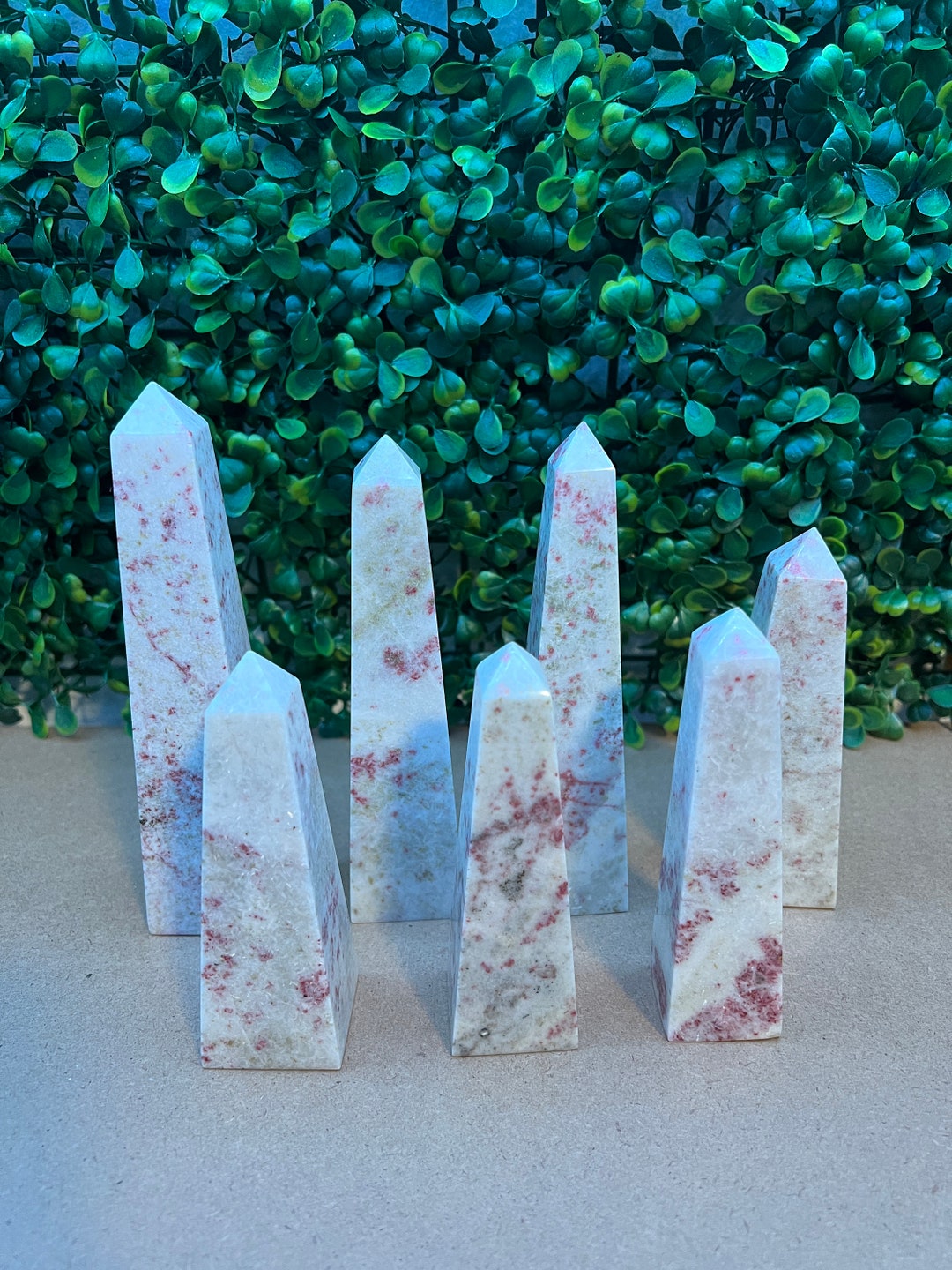 Cinnabrite Tower / Obelisk - Etsy