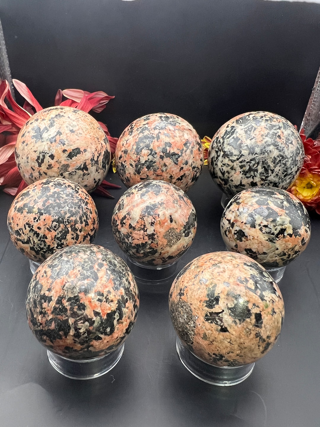 Granite Spheres - Etsy
