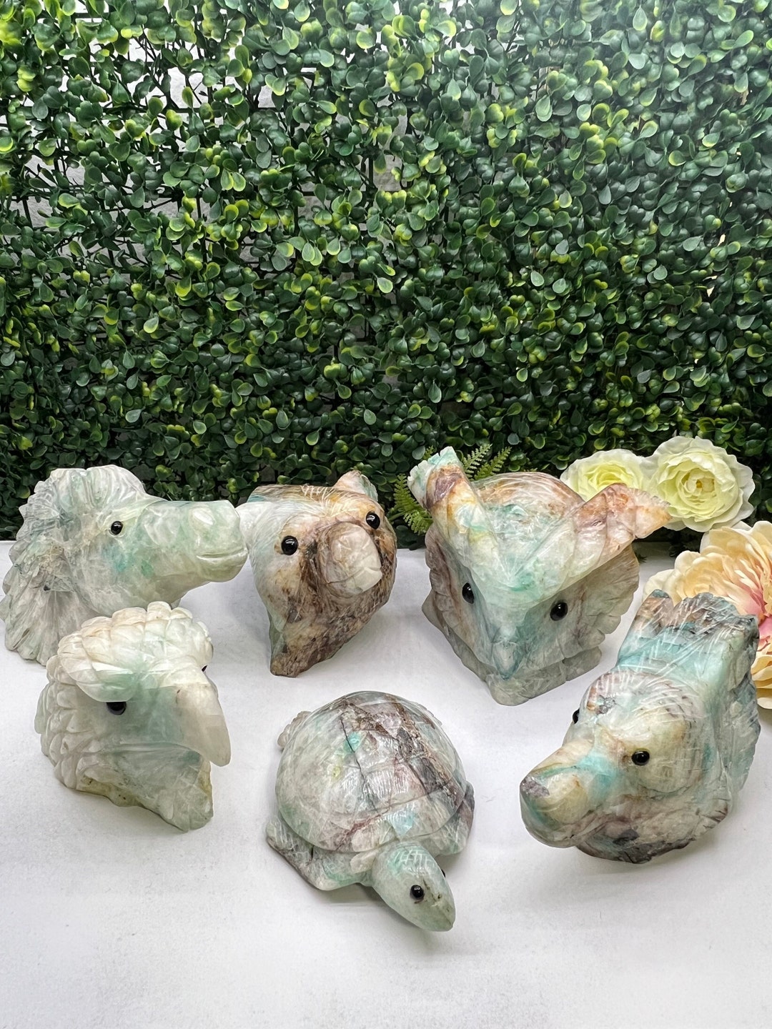 Quantum Quattro Animal Head Carvings - Etsy