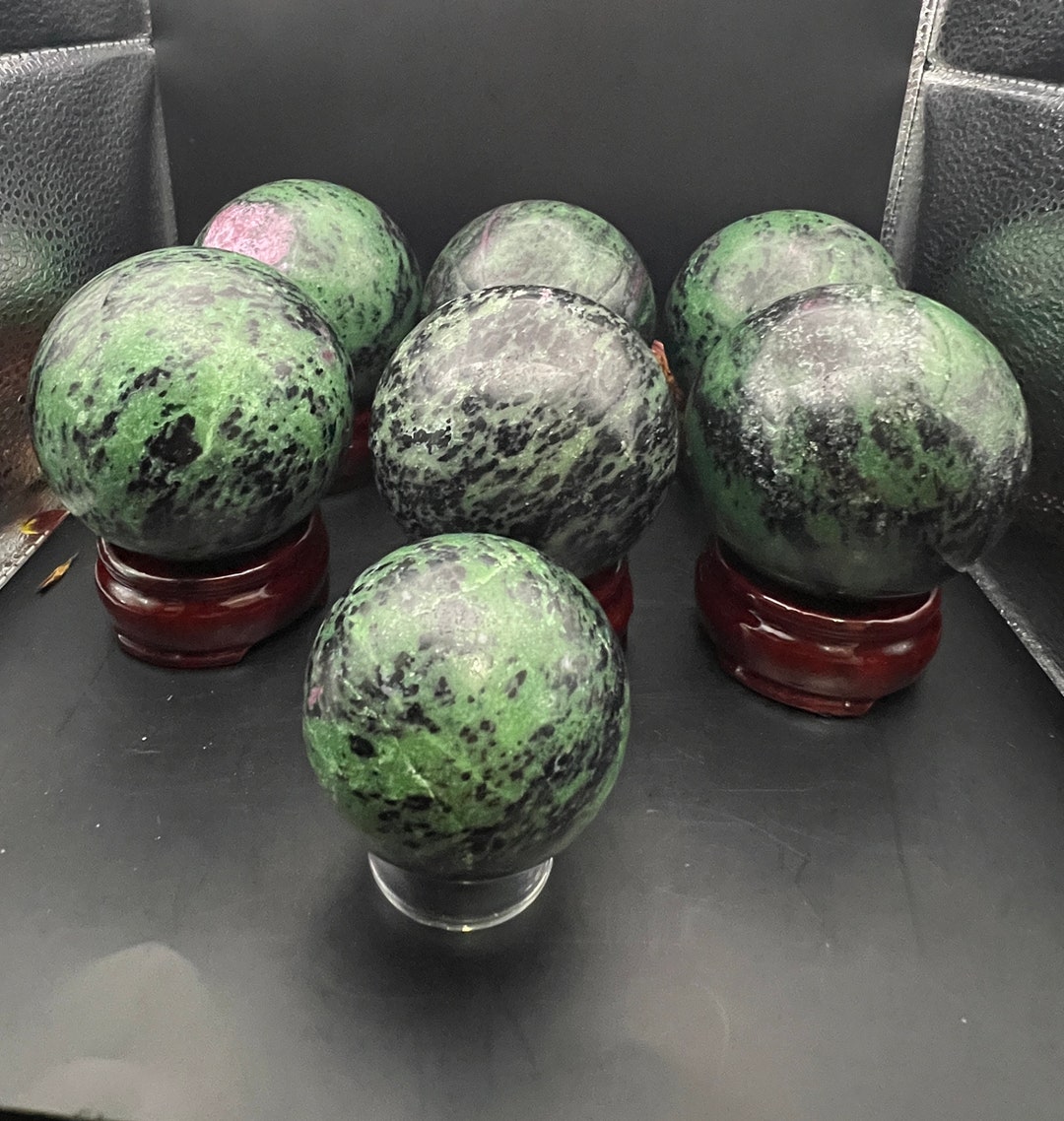 Ruby With Zoisite Spheres - Etsy