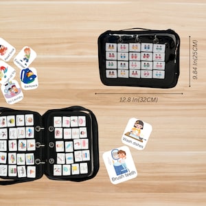 Laminating Visual Communication Photo Binder With 240 Cards, Autism ...