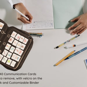Laminating Visual Communication Photo Binder With 240 Cards, Autism ...