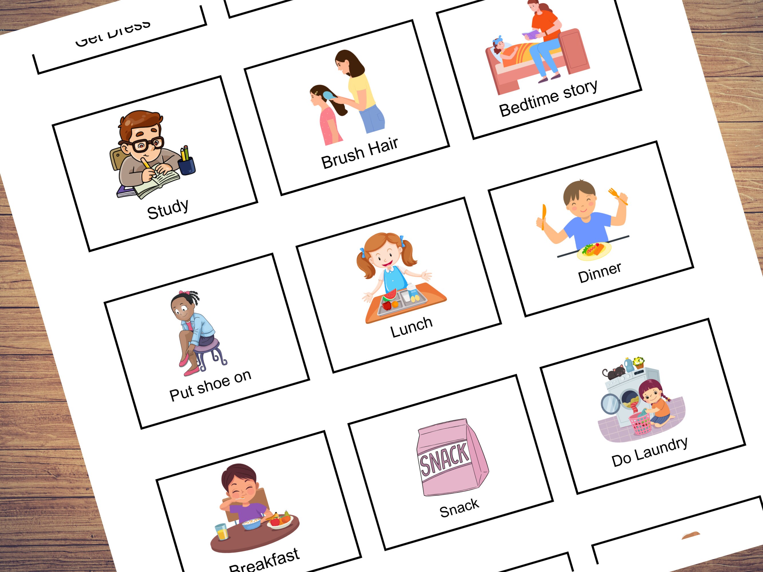 300 Digital Picture Cards for Speech Therapy, Autism Communication ...