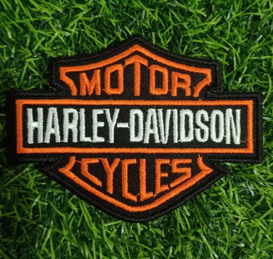 Harley Patch, Custom Embroidered Patches, Creative Embroidery Patch ...