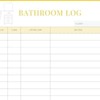 12-style Bathroom Sign-out Sheet for Classrooms – Printable & Easy to ...