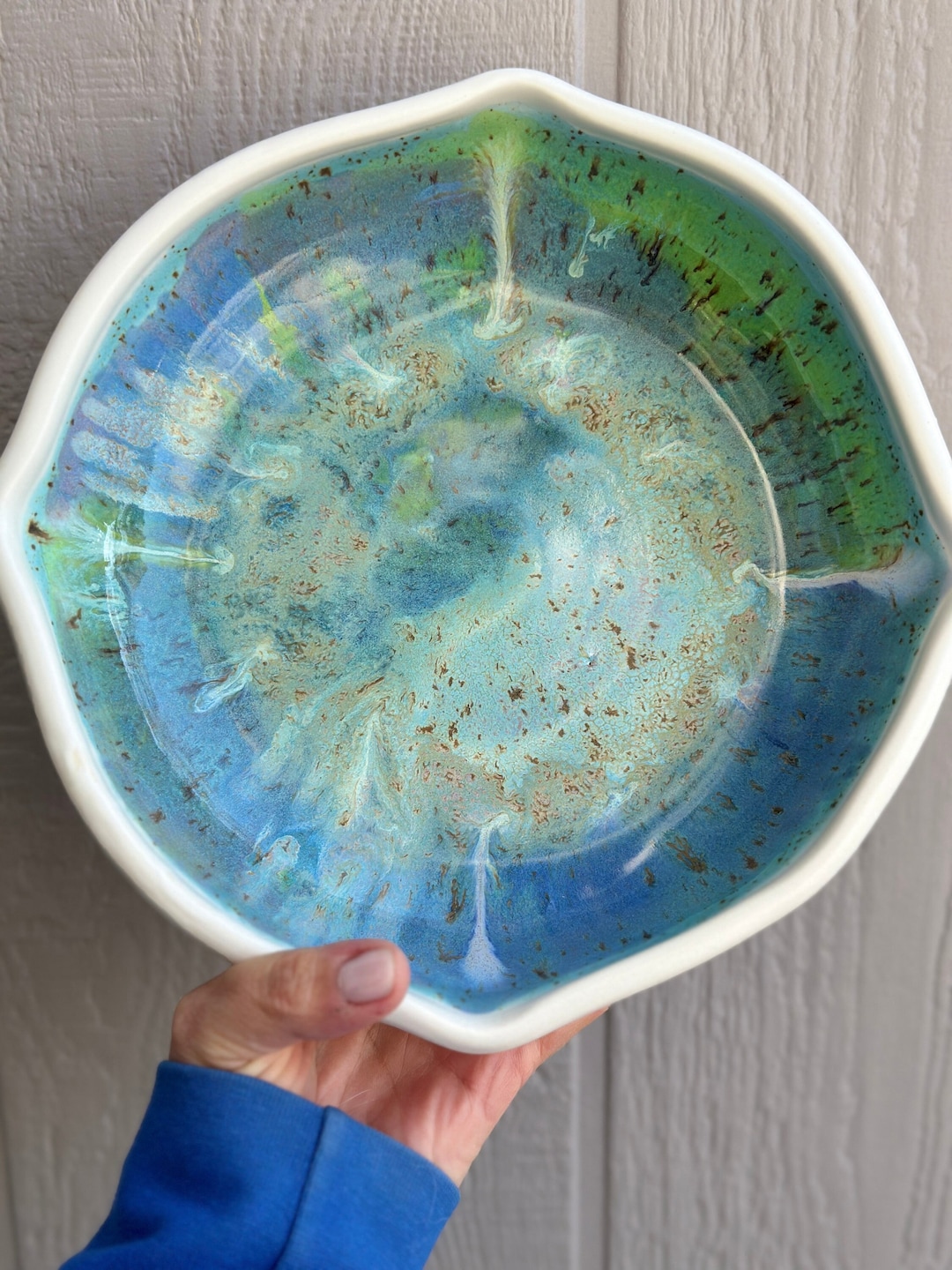 Handmade Pottery Serving Dish - Etsy