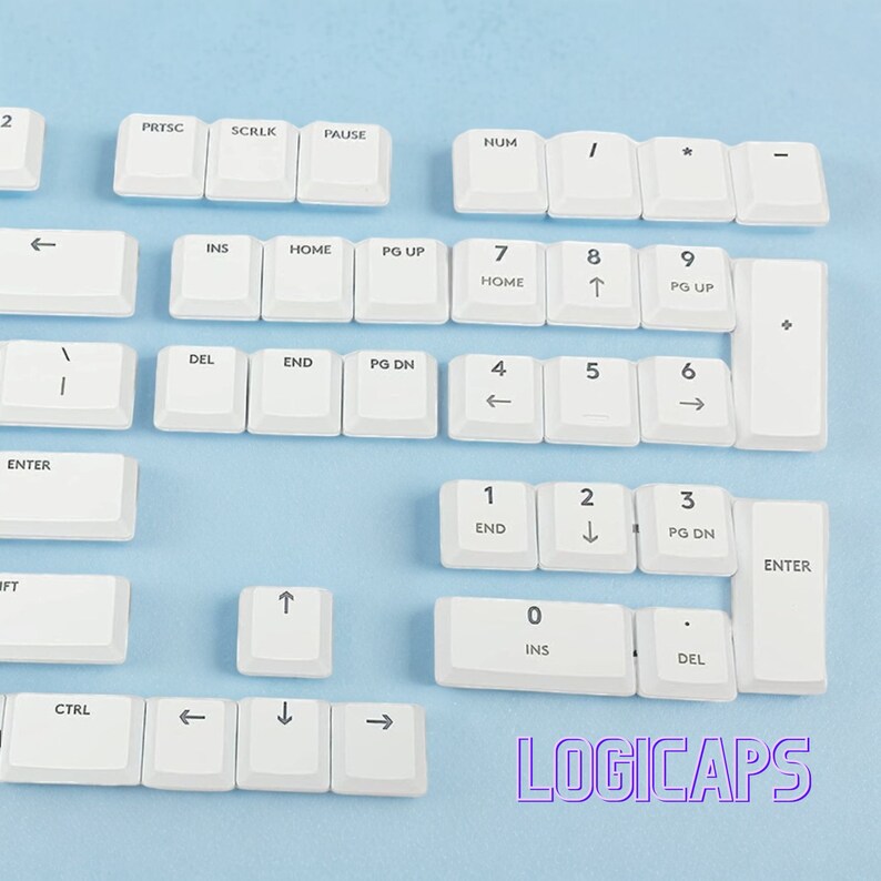 G815 Keyboard G915 White Key Caps, Logitech G813, G 913, G-915 Keyboard ...