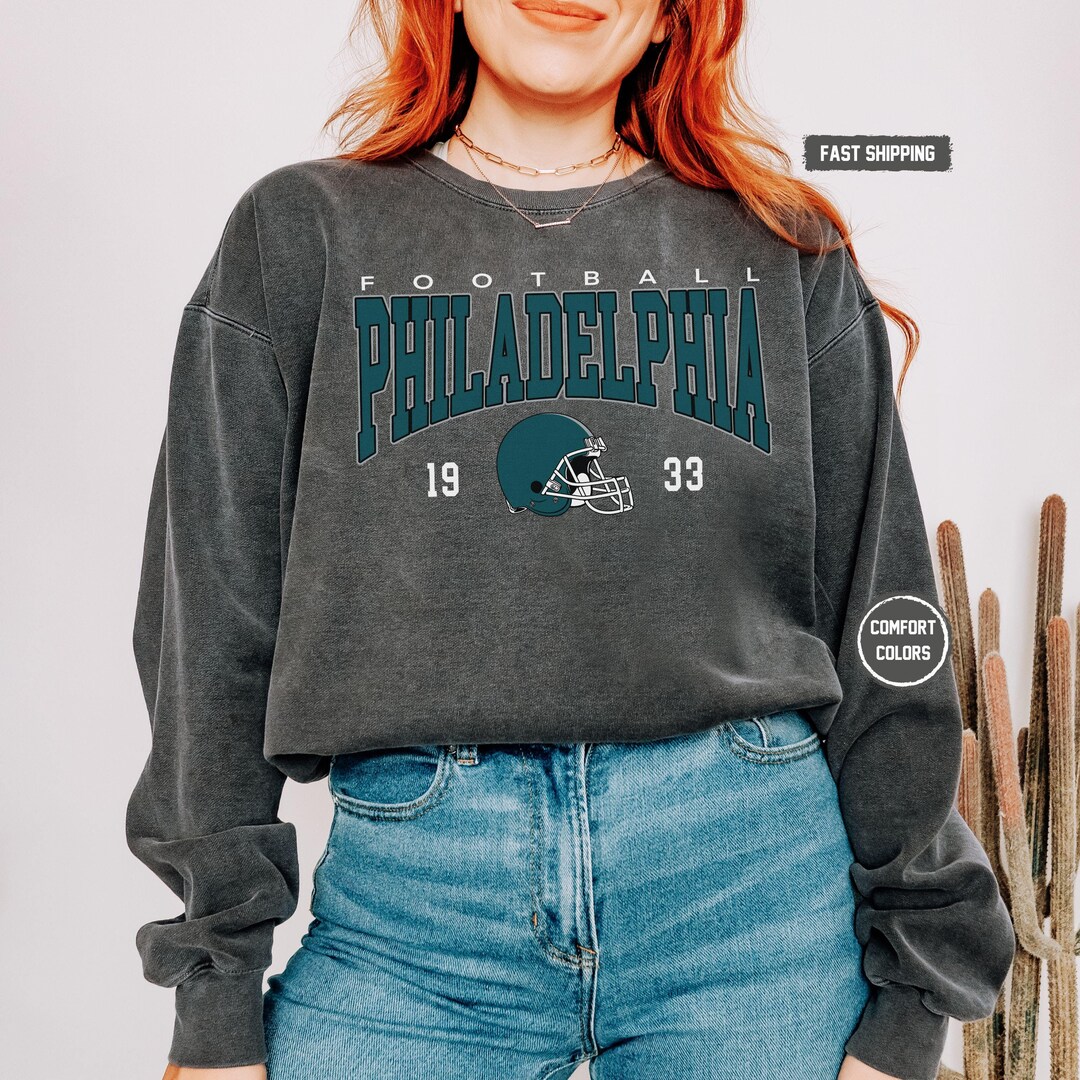Philadelphia Eagles Crewneck Women Gift Philadelphia Eagles Sweatshirt ...