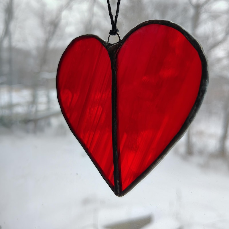 Glass Heart - Etsy