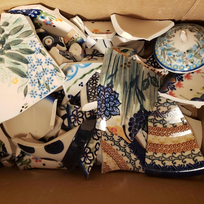 Broken Dishes - Etsy