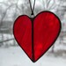 Stained Glass Heart Handcrafted Gift for Her Valentine's Day Gift Idea ...