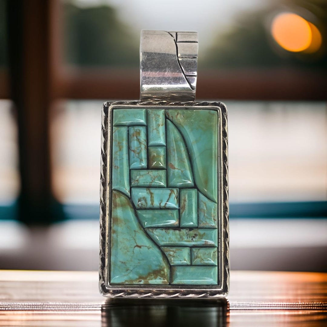 Vintage Jay King DTR Navajo Cobblestone Turquoise Sterling Silver ...