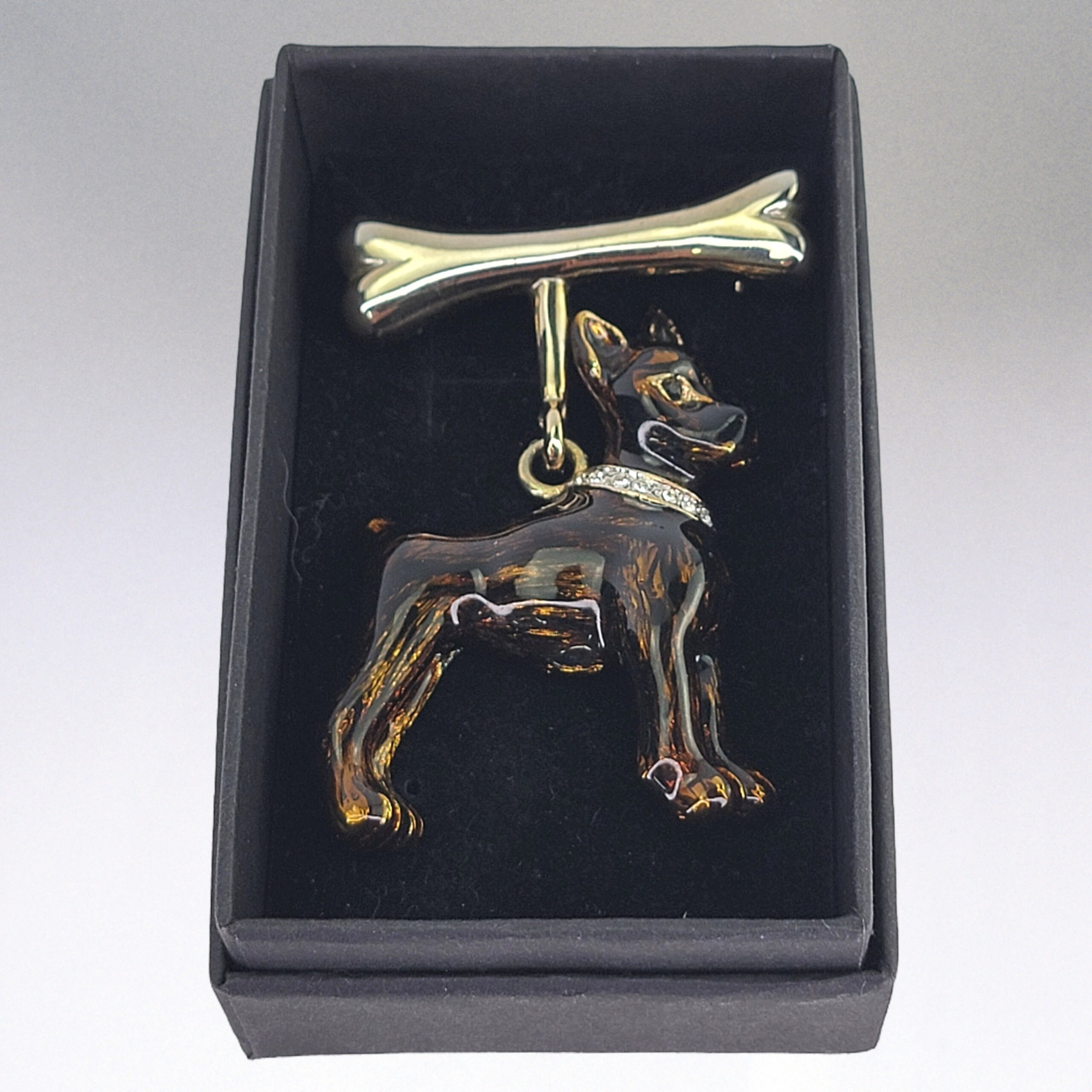 Vintage Dog Brooch Doberman Dog Lover Gift Vintage Dog Pin Retro Puppy ...
