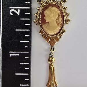 Vintage Cameo Necklace Signed Art Arthur Pepper Necklace Vintage Cameo ...