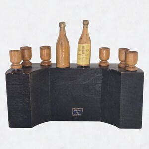 Vintage Midcentury Novelty Wood Bar Cocktail Picks Set Midcentury ...
