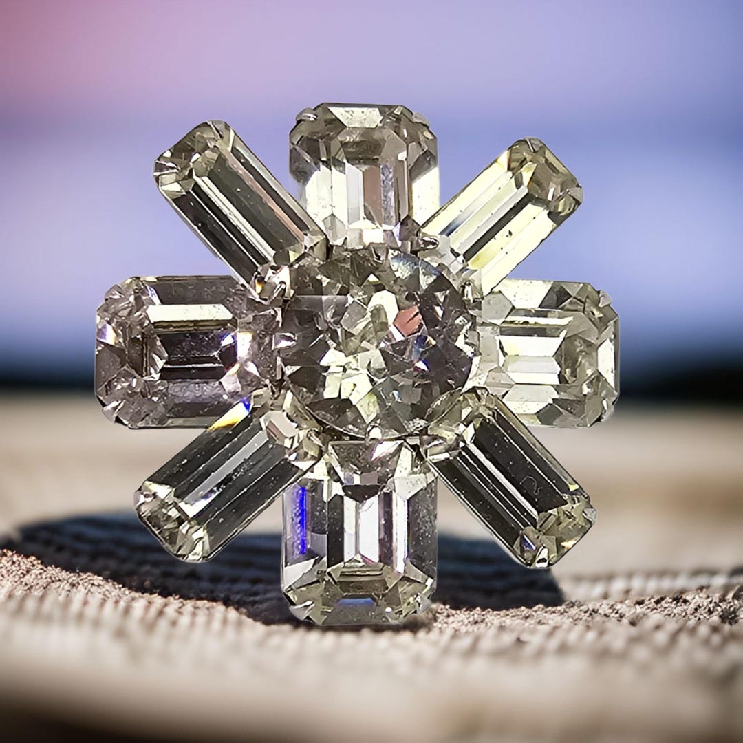 Vintage KRAMER of New York Jewelry Signed Costume Jewelry Rhinestone ...