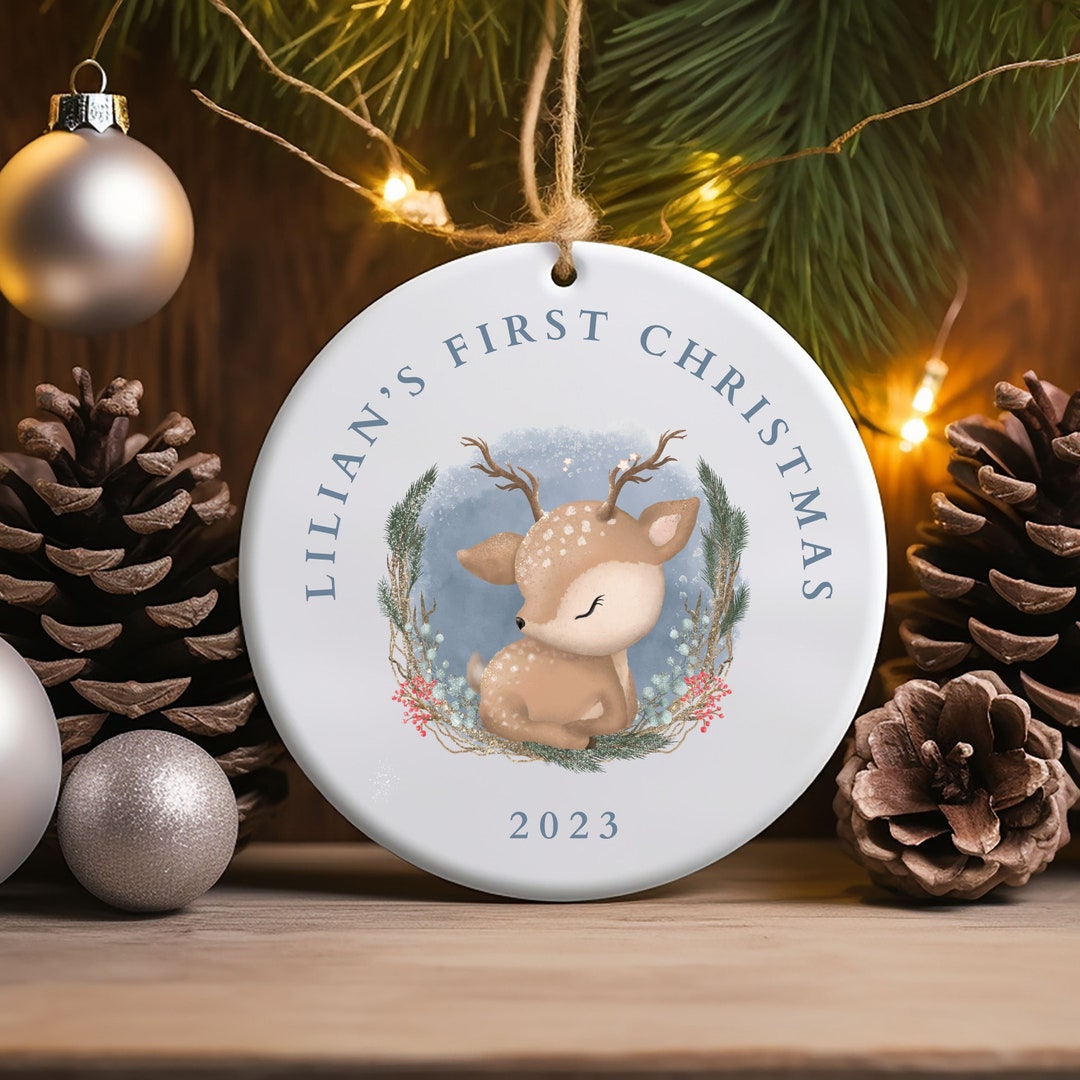 Babys First Christmas Personalized Baby Gift - Etsy