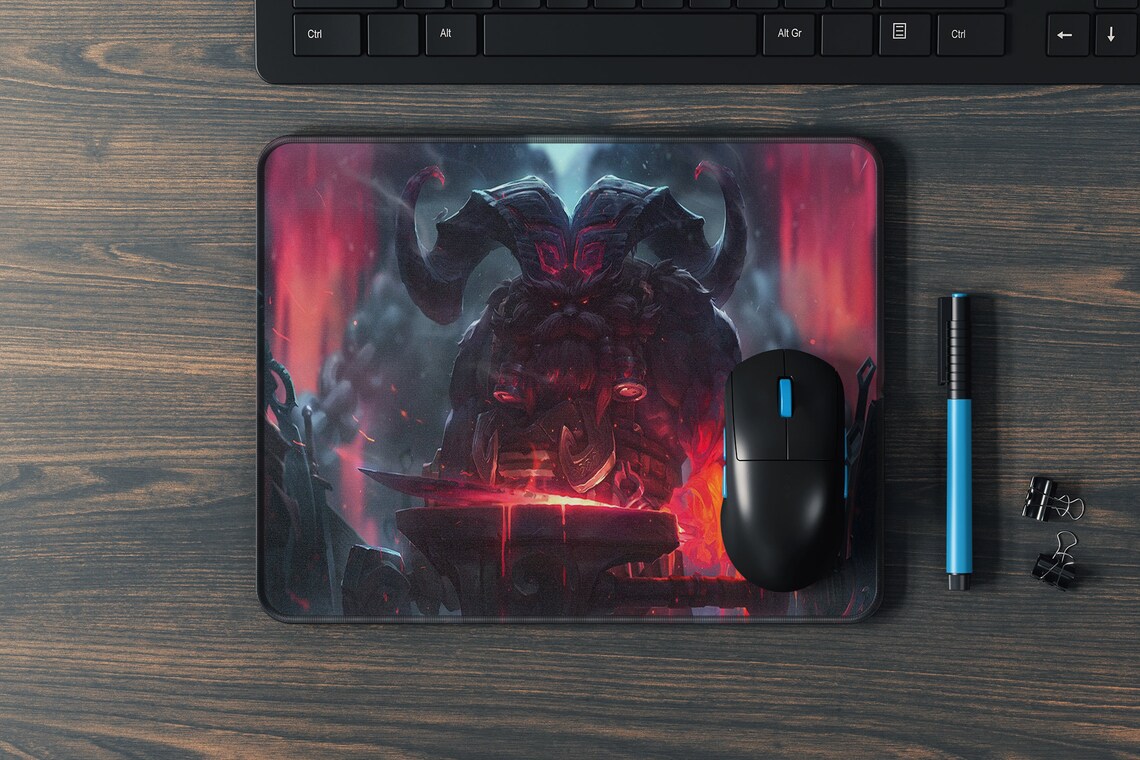 League of Legends ORNN Different Sizes Printing Mouse Pad, Gamer Gifts ...
