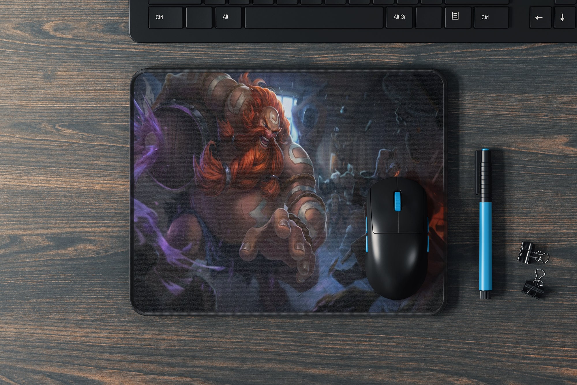 League of Legends Gragas, League of Legends Gaming Deskmat, LOL ...