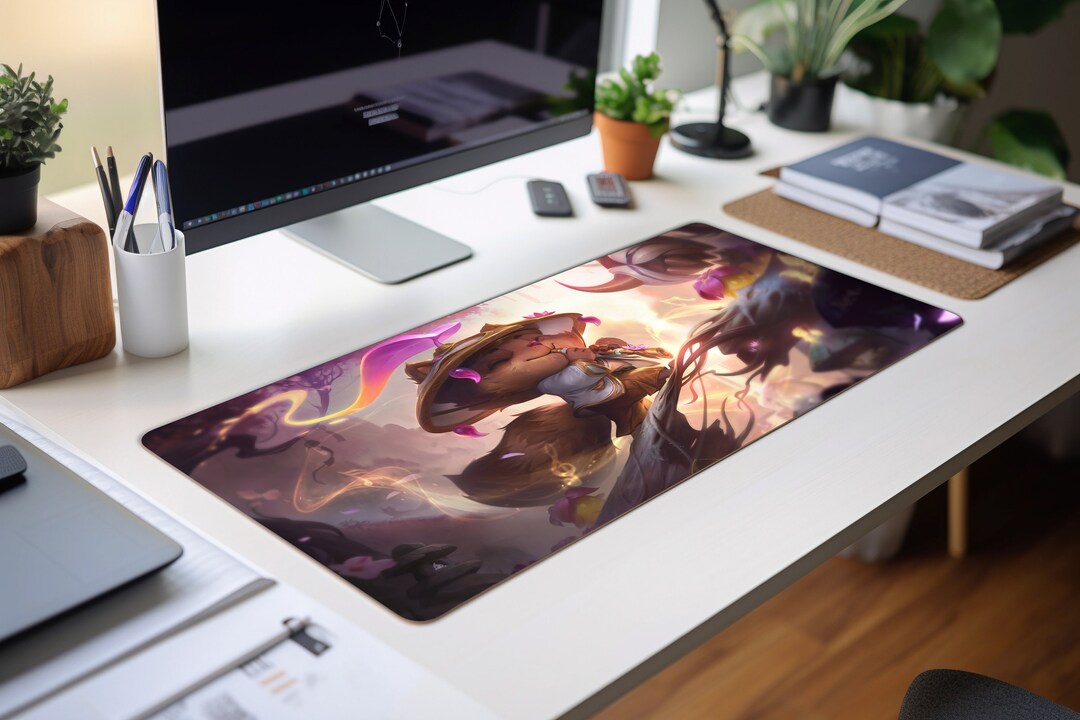 Champion Teemo Spirit Blossom Prestige Splash Large Desk Mat Gift for ...