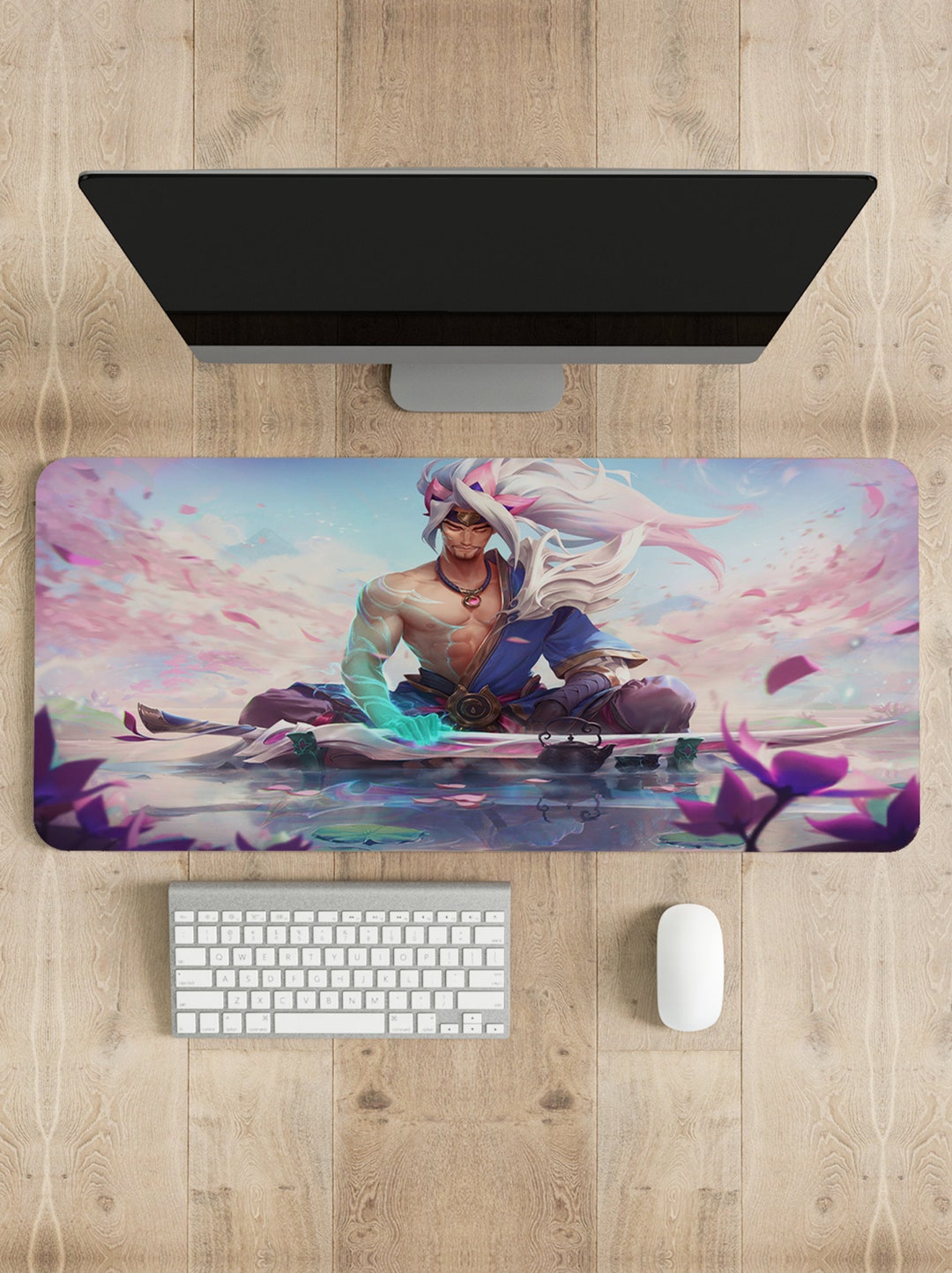 Lol Desk Mat Pad, League of Legends, Desktop Mat Pad, Lol Wallpaper ...
