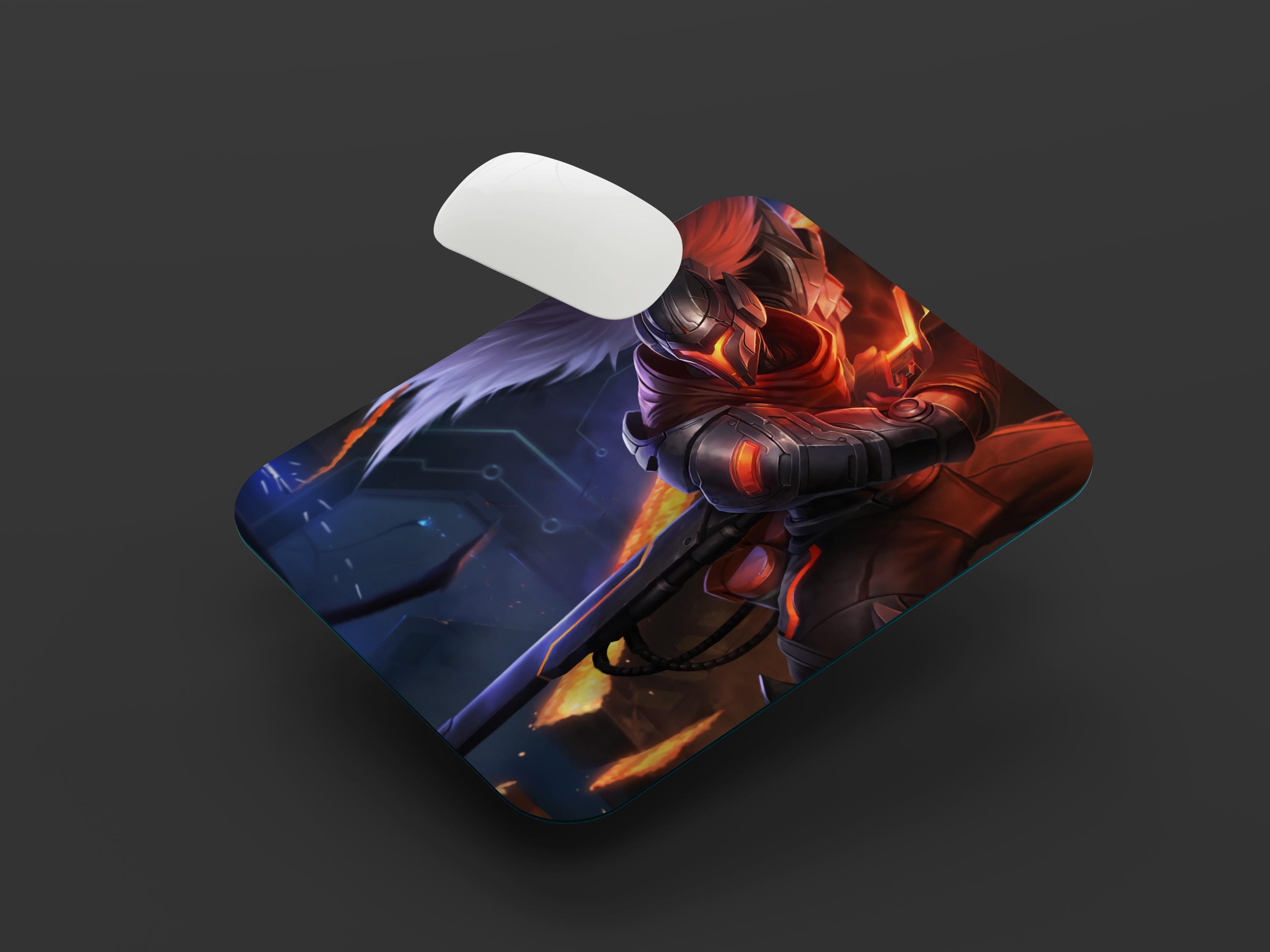 League of Legends Yasuo Mousepad, LOL Yasuo Sword Fan Art Large Custom ...