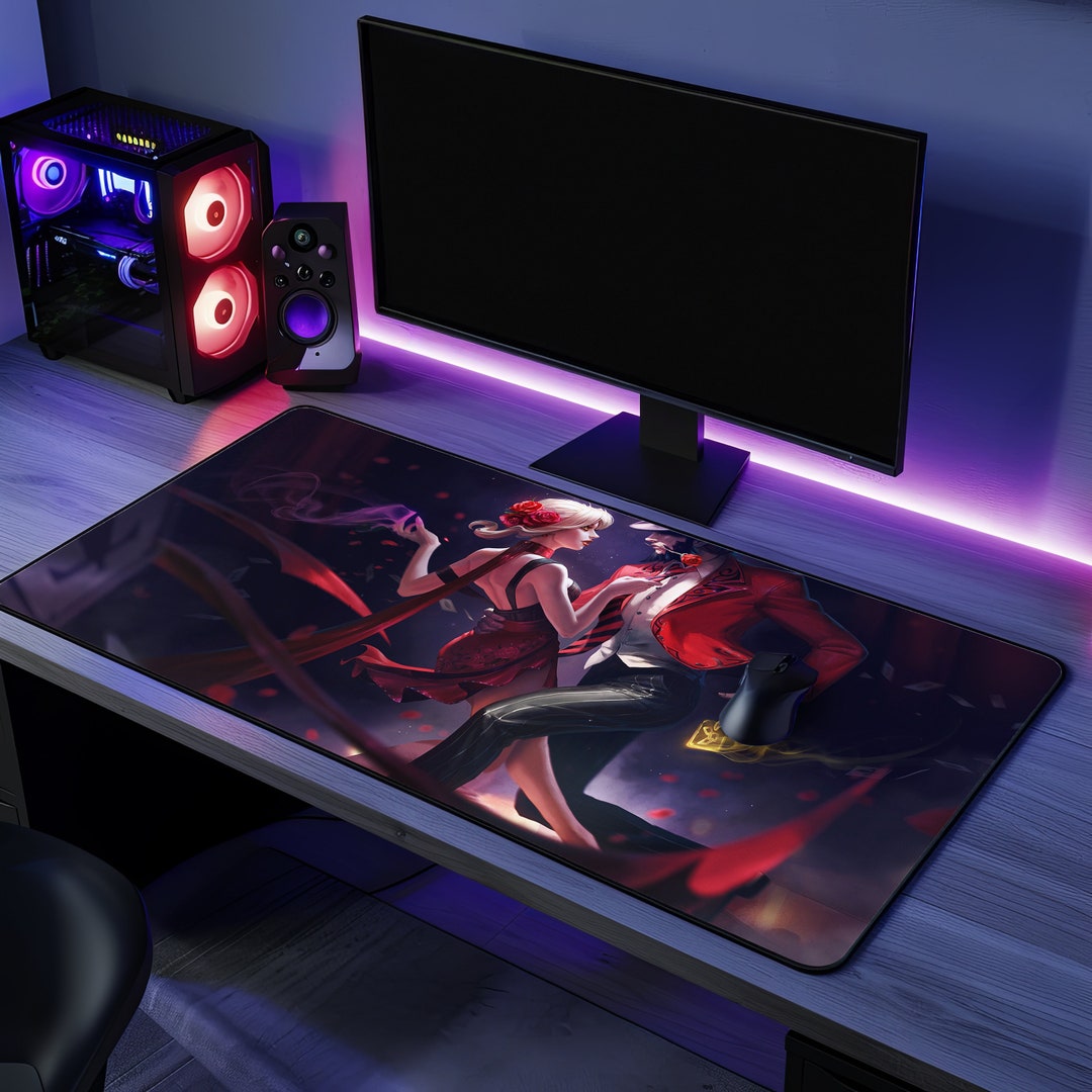 LOL Champion Group Tango Splash Gaming Mouse Pad, Large Desk Mat for ...