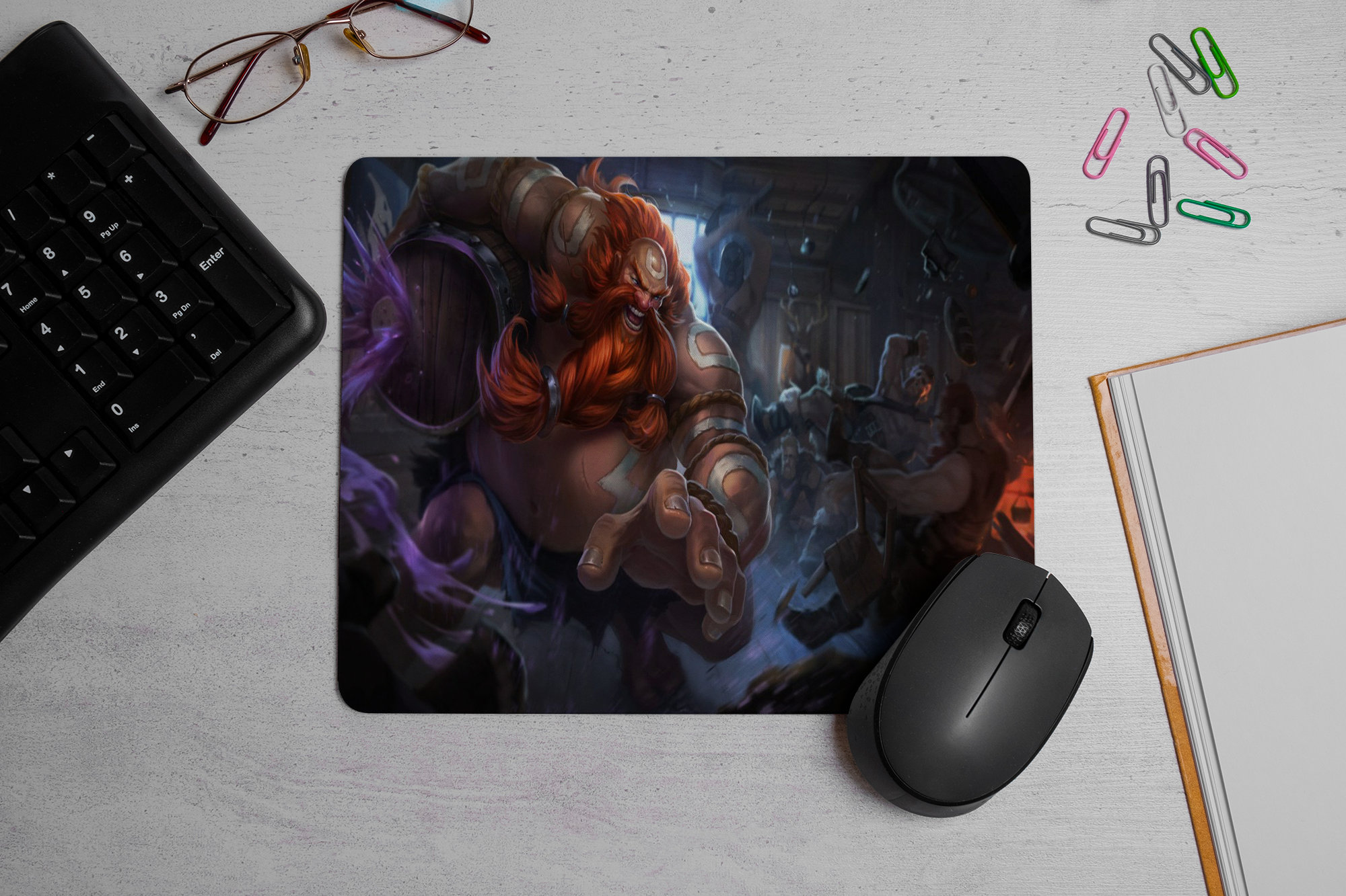 League of Legends Gragas, League of Legends Gaming Deskmat, LOL ...